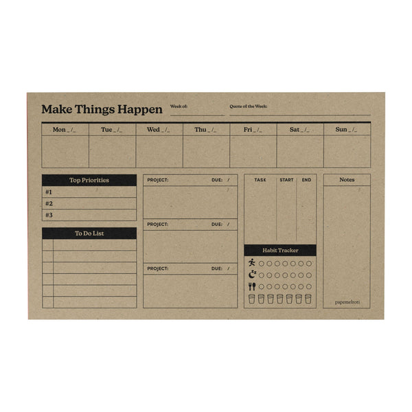 Planner Writing Pad | Stationery | papemelroti