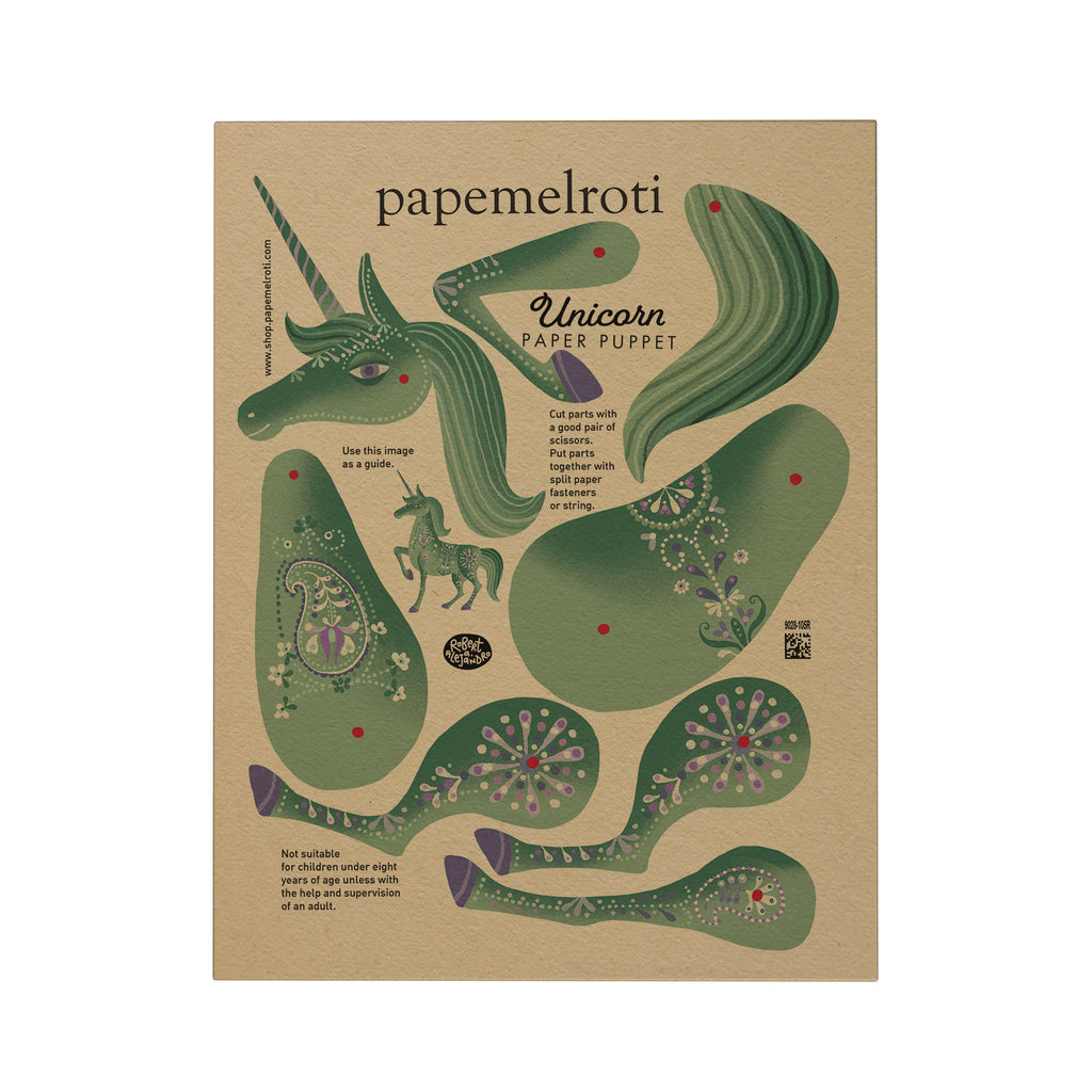 Original Articulated Paper Puppet | papemelroti