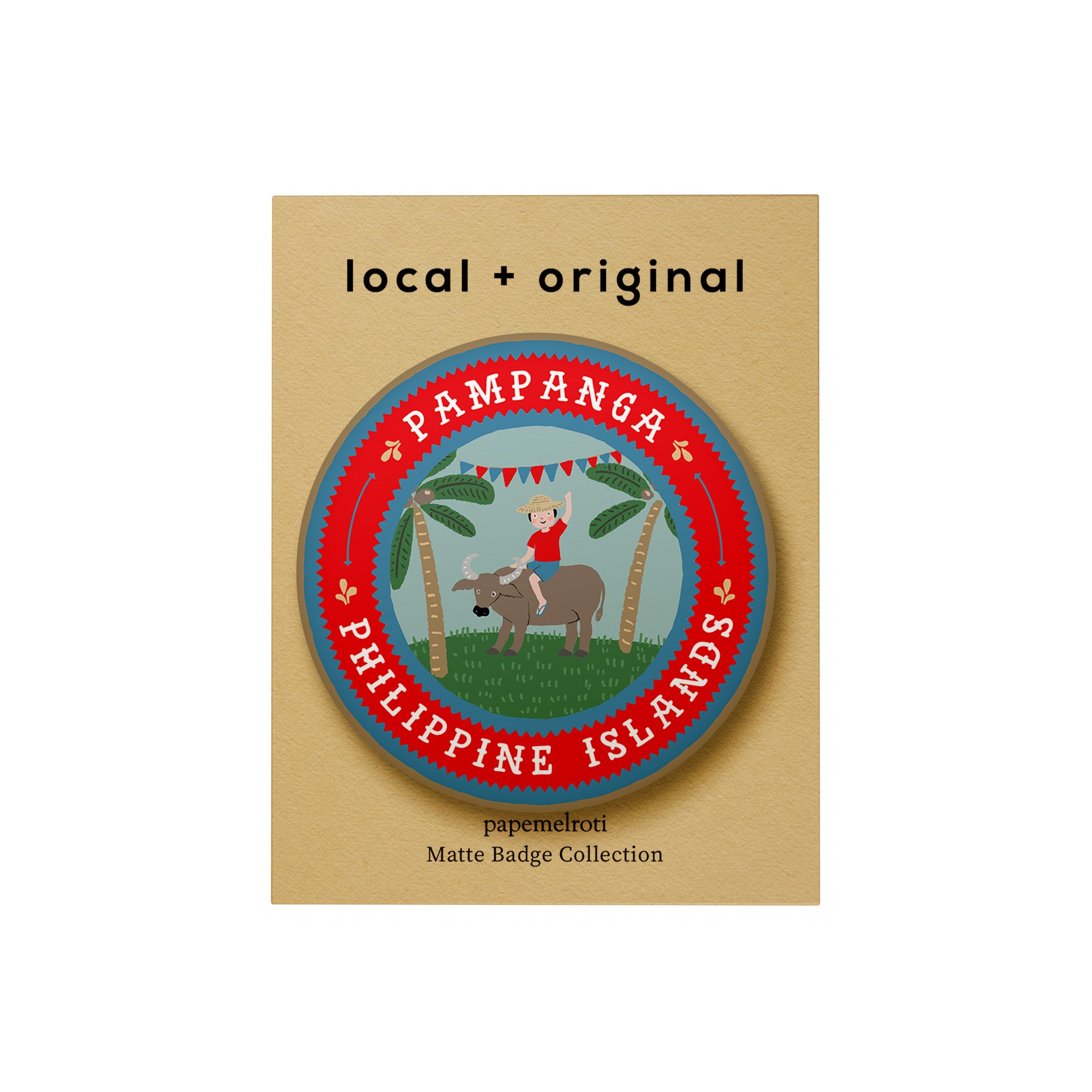 Philippine Collection | Original Button Matte Badge | papemelroti
