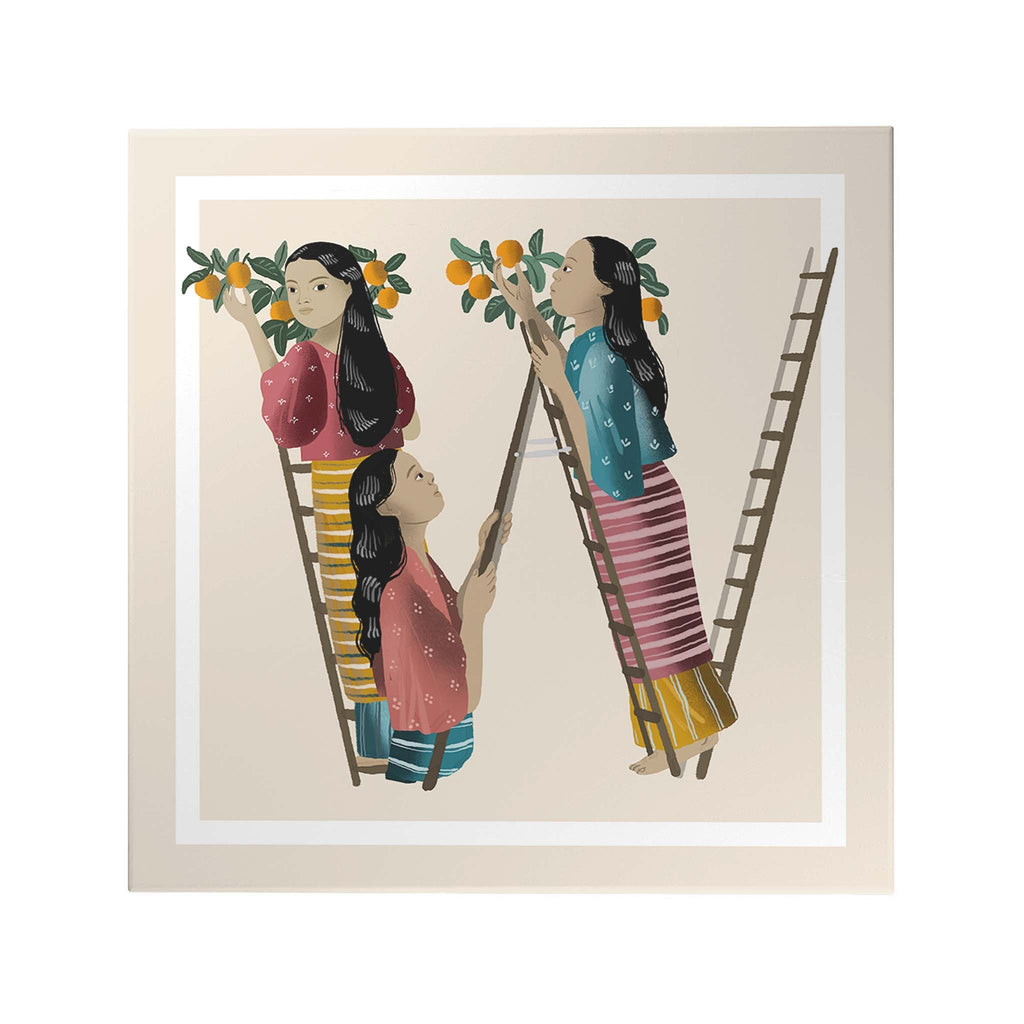 Letras Y Figuras | Original Square Decoposter | papemelroti