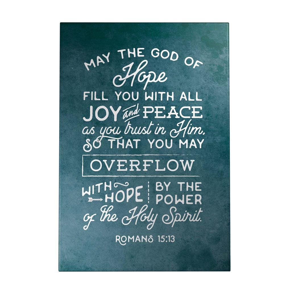 May the God of Hope Fill You | Original Inspirational Poster | papemelroti