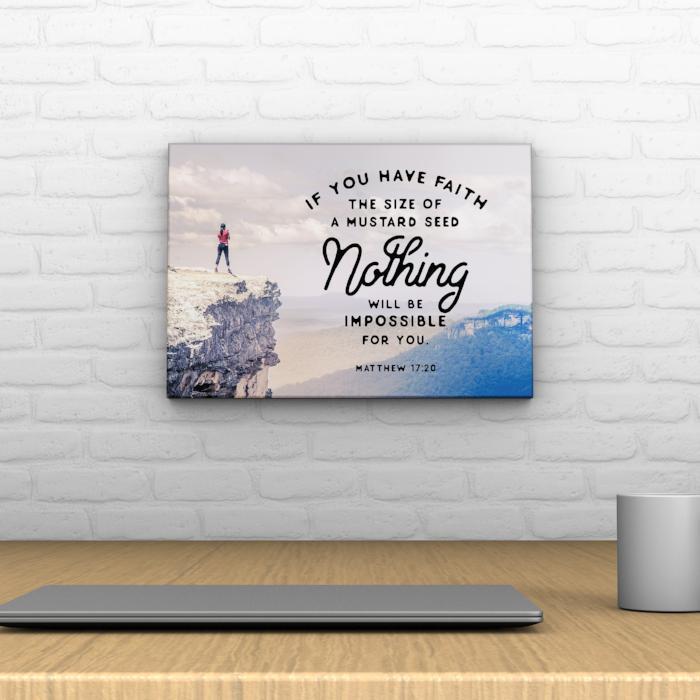 If You Have Faith | Original Inspirational Poster | papemelroti