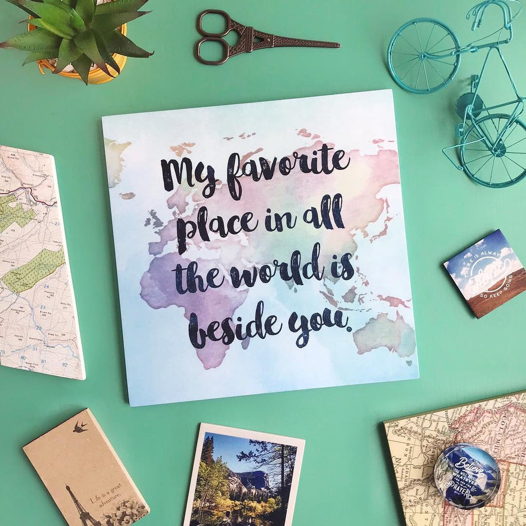My Favorite Place | Original Inspirational Poster | papemelroti
