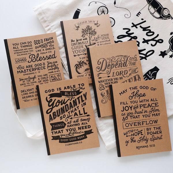 Words That Inspire | Original Inspirational Notebook | papemelroti