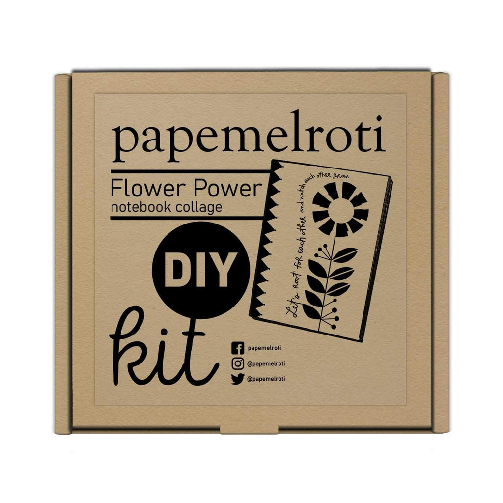 Flower Power Collage DIY Kit | Arts & Crafts | papemelroti