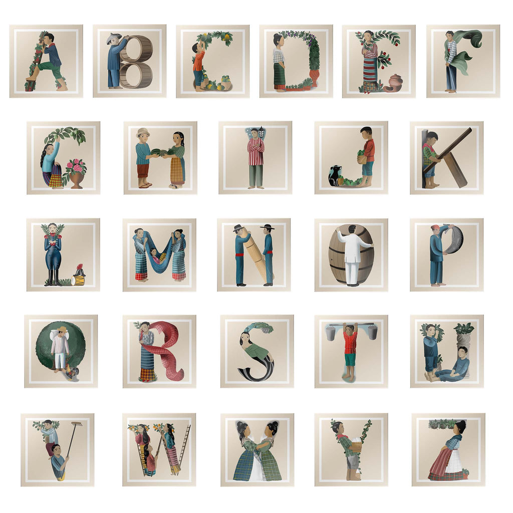 Letras Y Figuras | Original Magnet | papemelroti