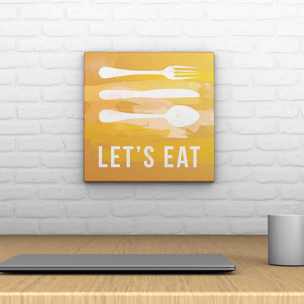 Let's Eat | Original Inspirational Poster | papemelroti