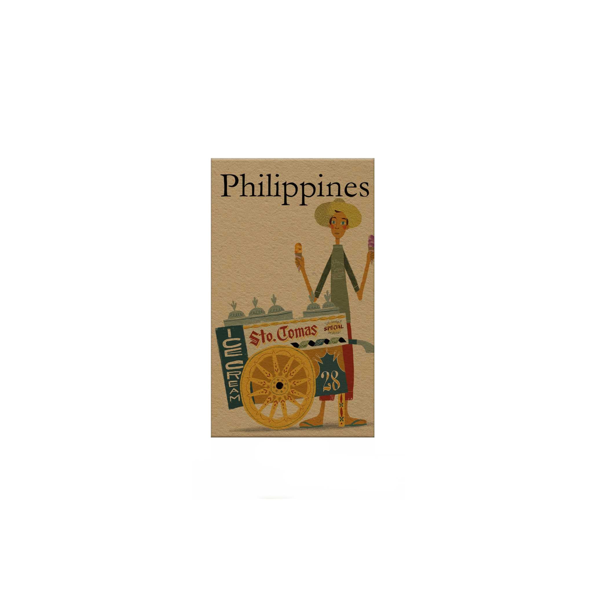 Philippine | Original Magnetic Bookmark | papemelroti